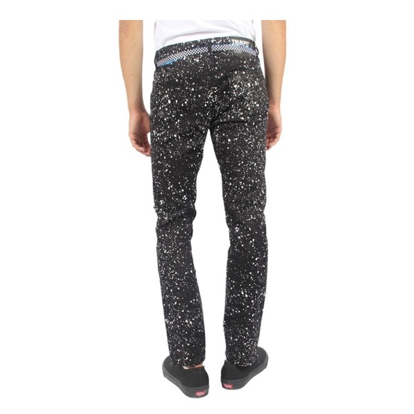 Trukfit | Jeans | Paint Splatter Trunk Fit Black Jeans 32 | Poshmark